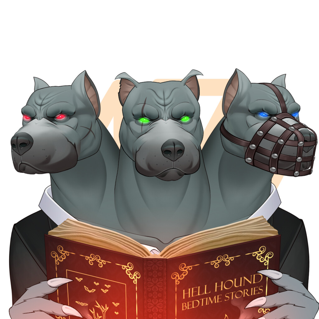 ArtStation - Hellhound Live2D VTuber Showcase