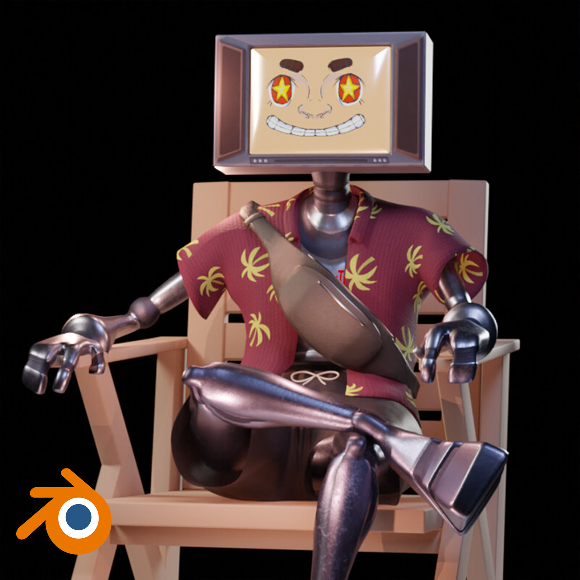 ArtStation - 3D Avatar YouTube Concept - Blender
