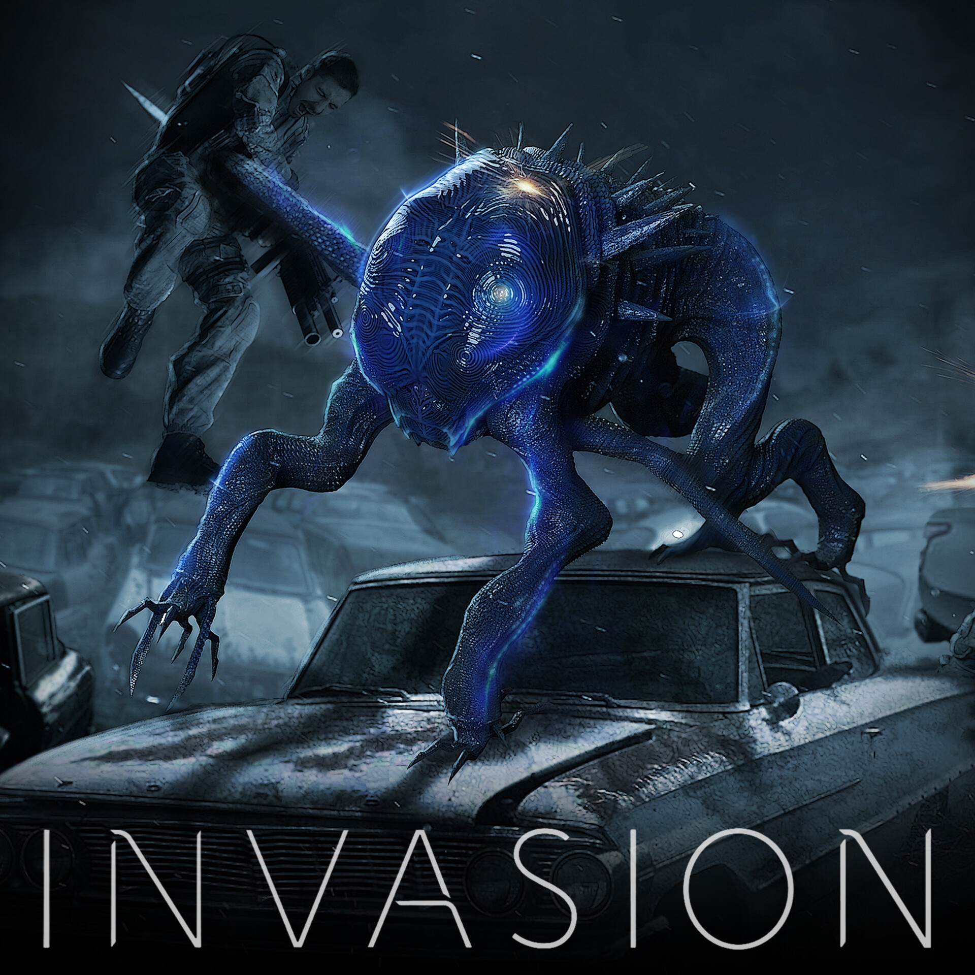 ArtStation - INVASION - Hunter Killer