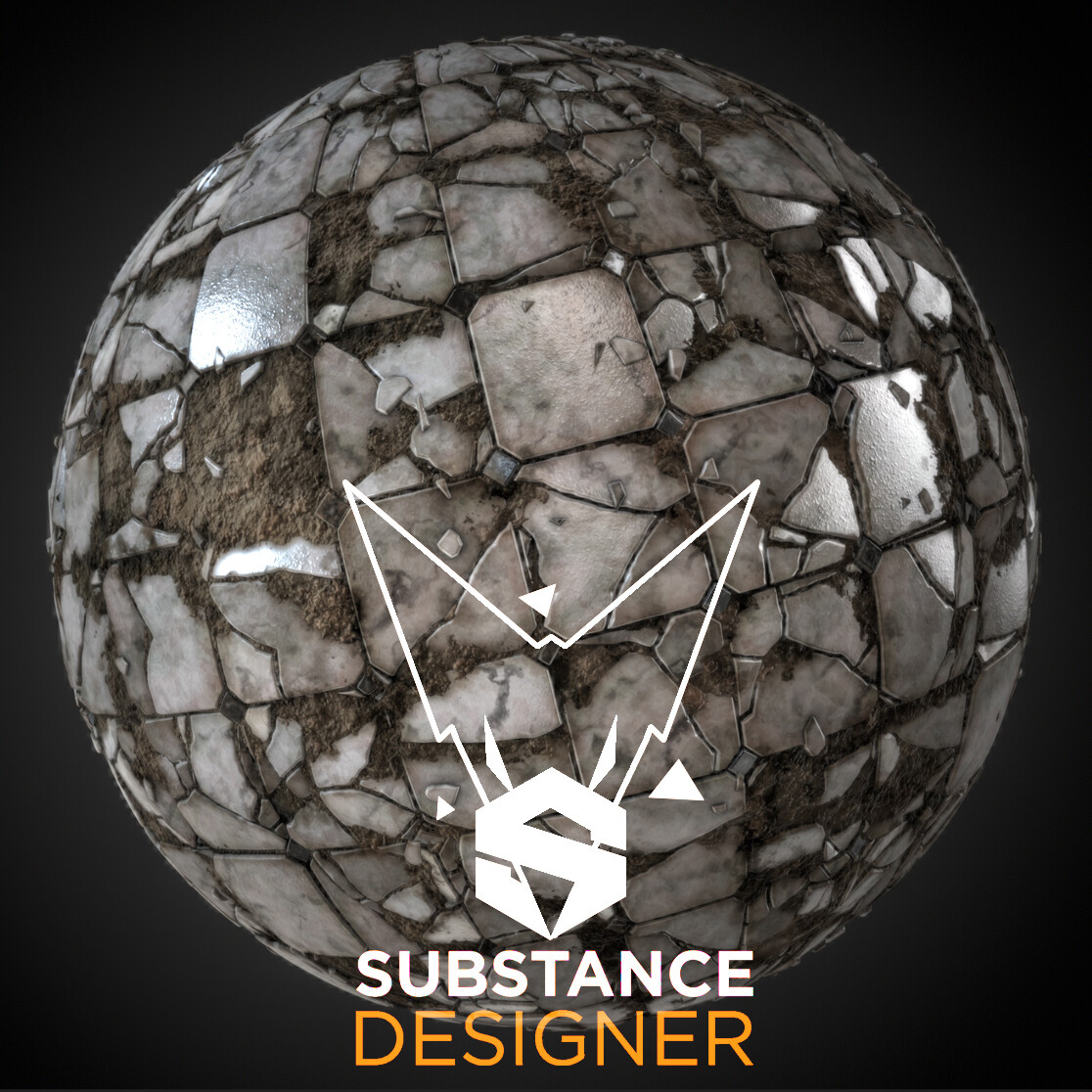 ArtStation - Tiles. Substance Designer Material