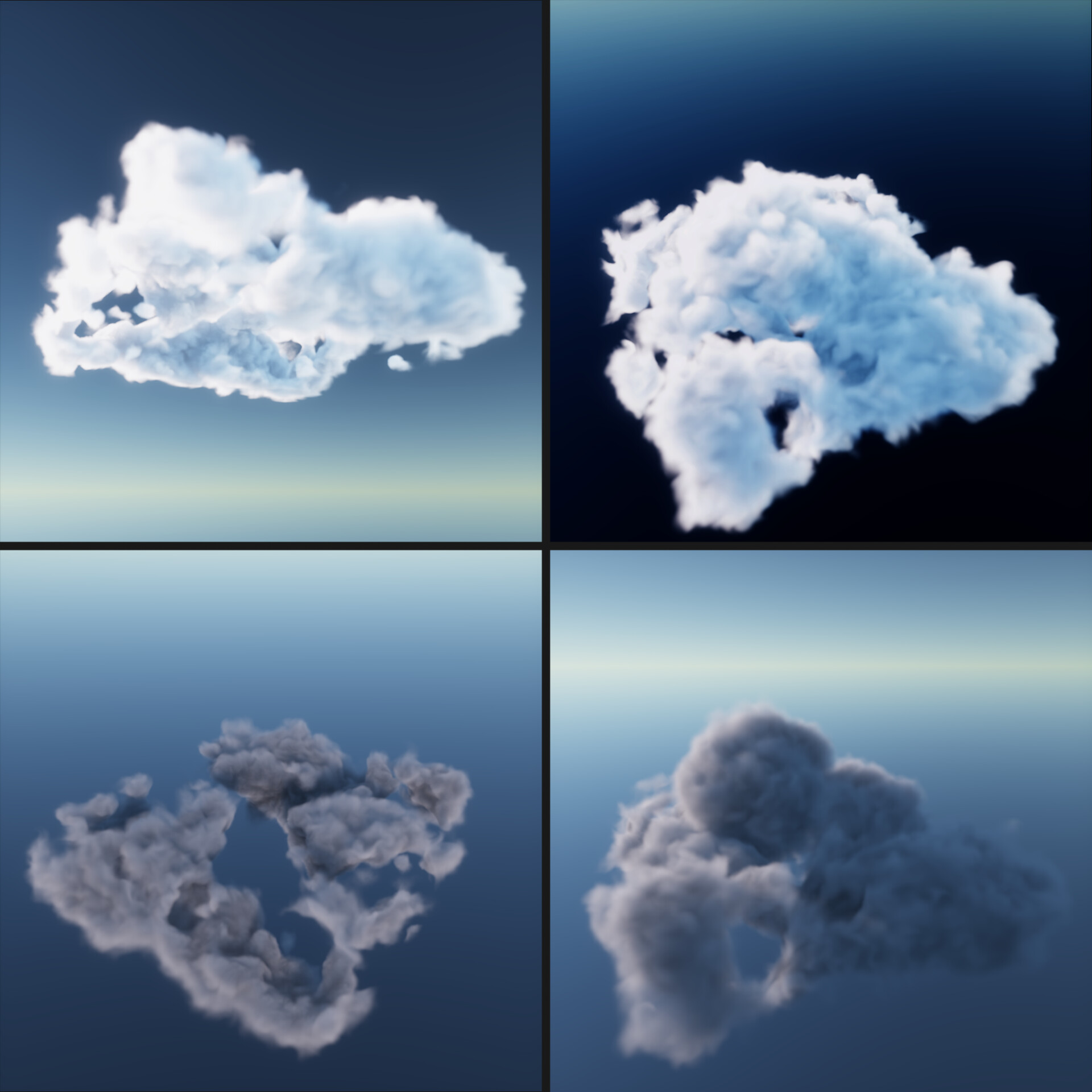 ArtStation - More Cloud Studies