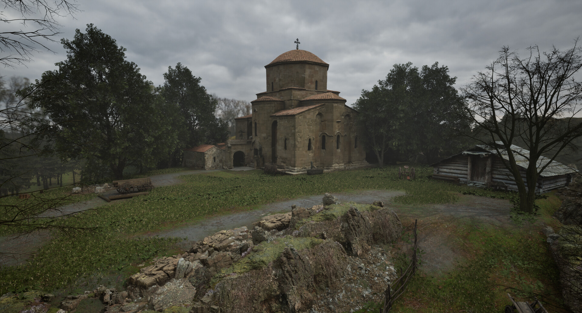 ArtStation - The lost Monastery - Environment and Lighting