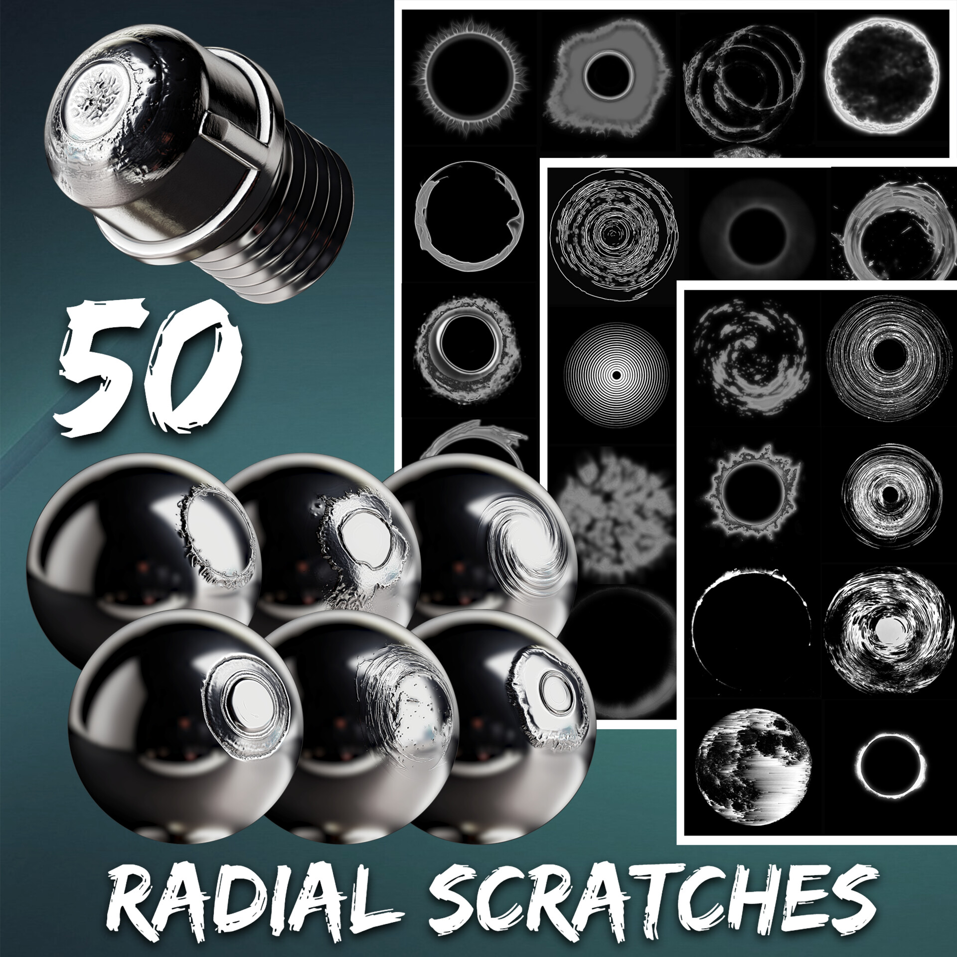 ArtStation - Alpha Radial Scratches