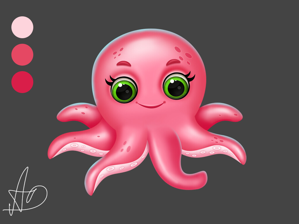 ArtStation - Octopus Character Design