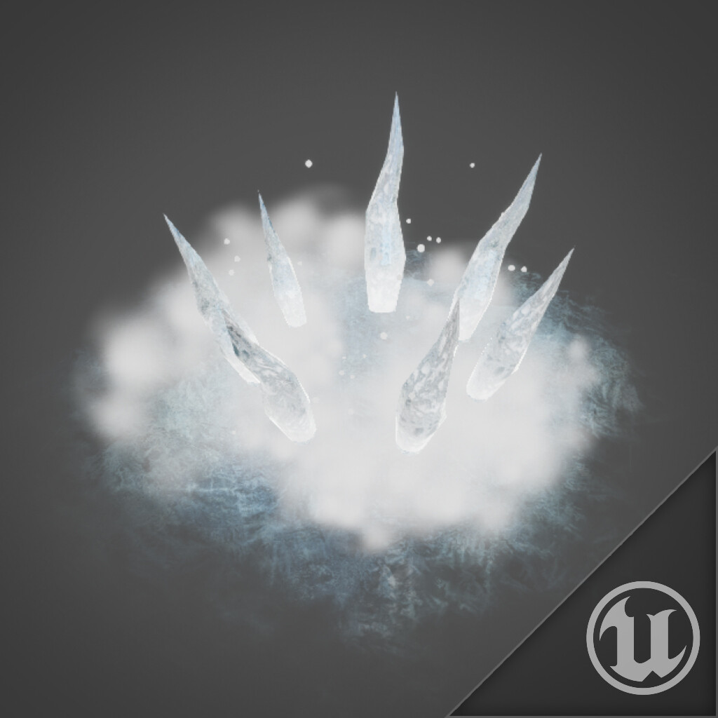 ArtStation - AOE Ice Spikes