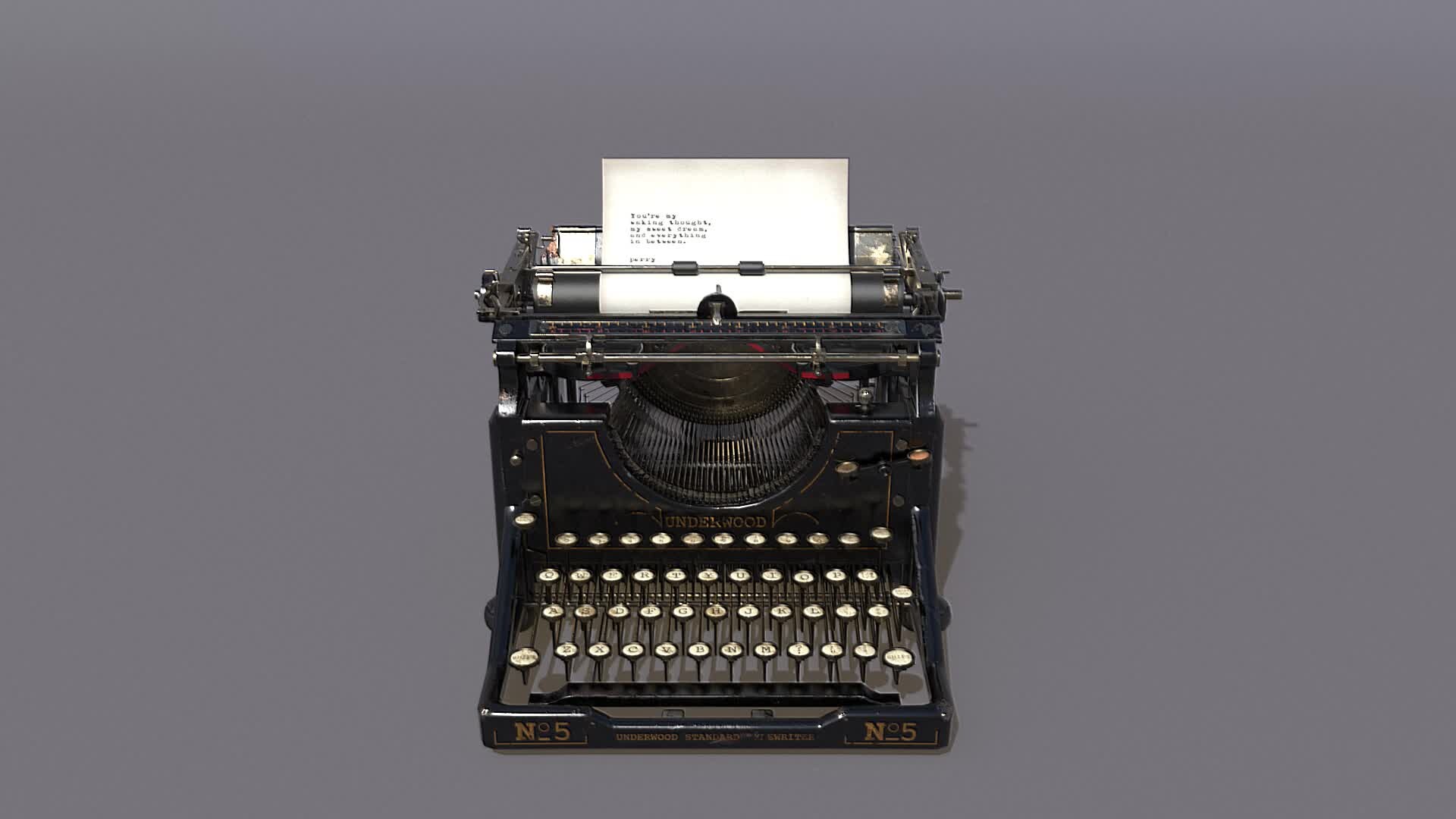 ArtStation - Typewriter