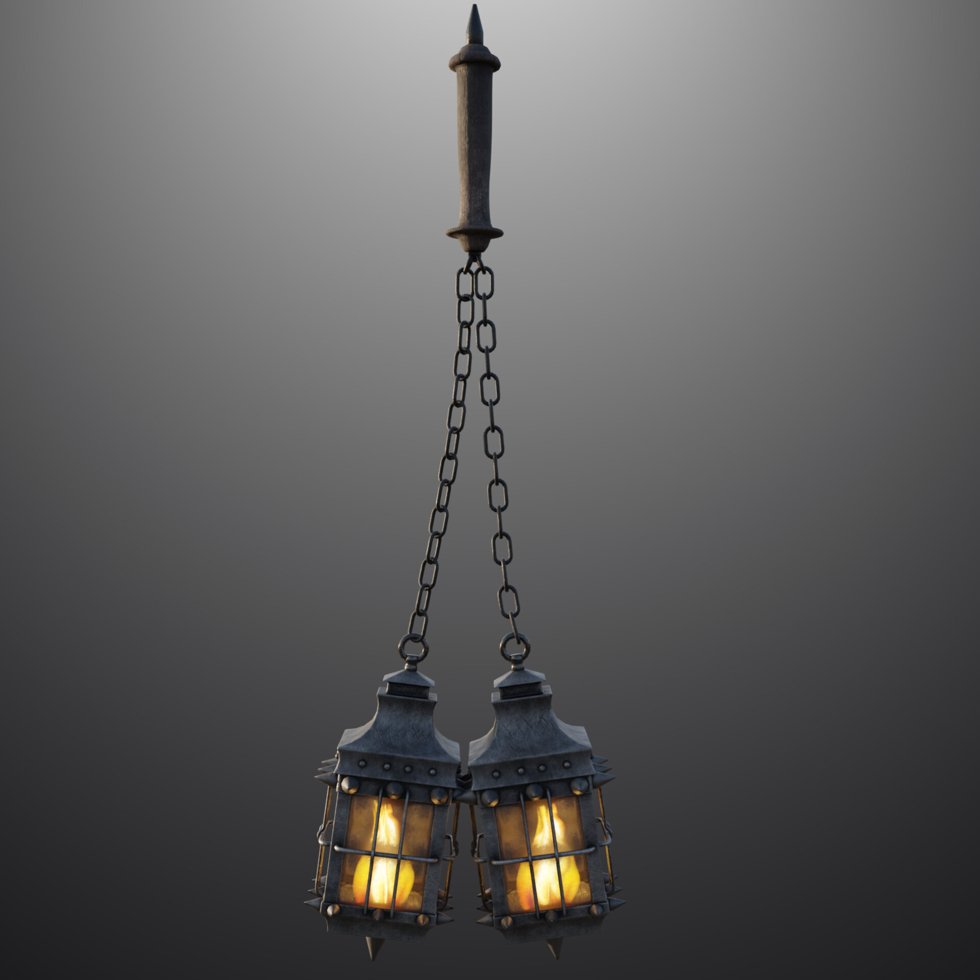 ArtStation - Lantern mace