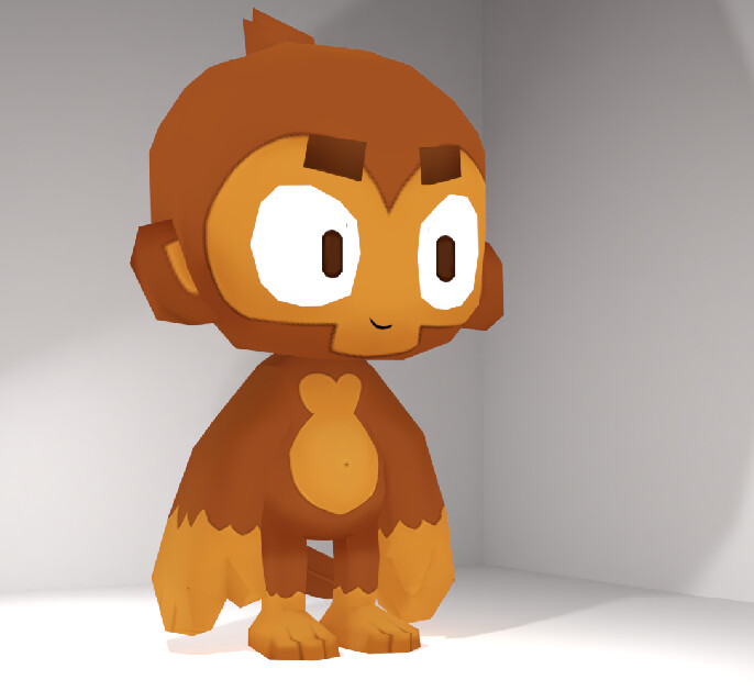 ArtStation - Bloons TD 6 000 Dart monkey