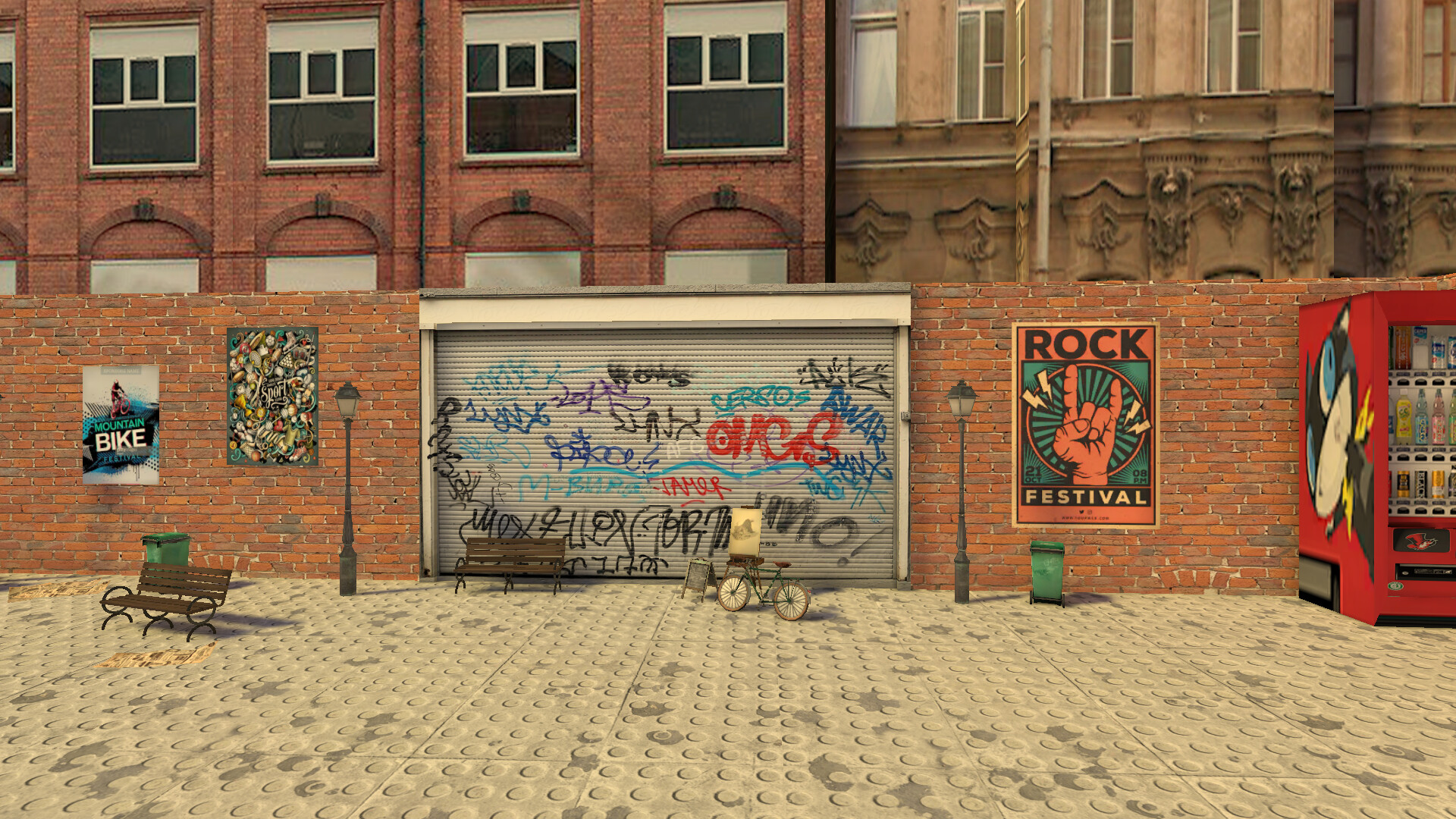 ArtStation - NewYork Back Street Environment