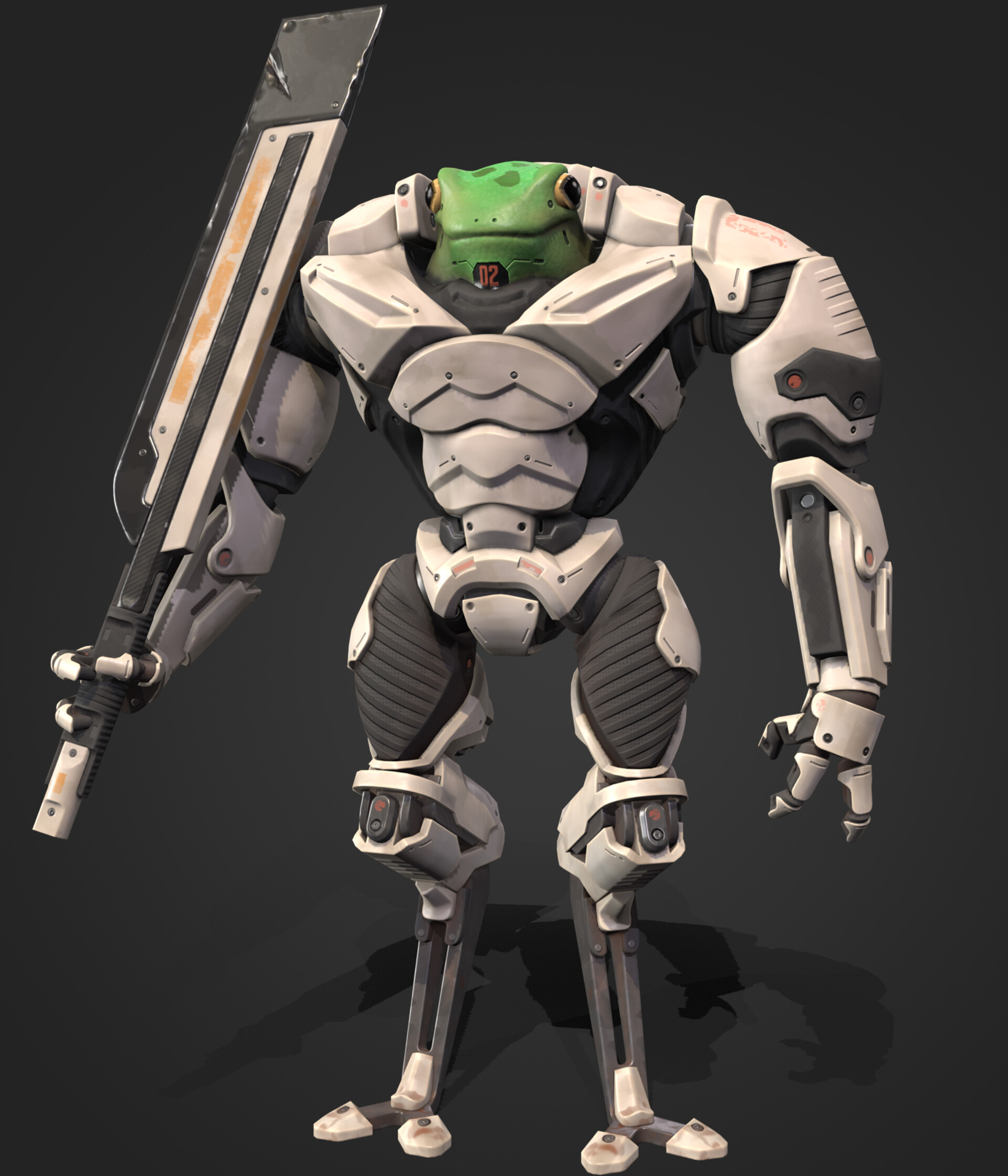 ArtStation - Harold the CyberFrog