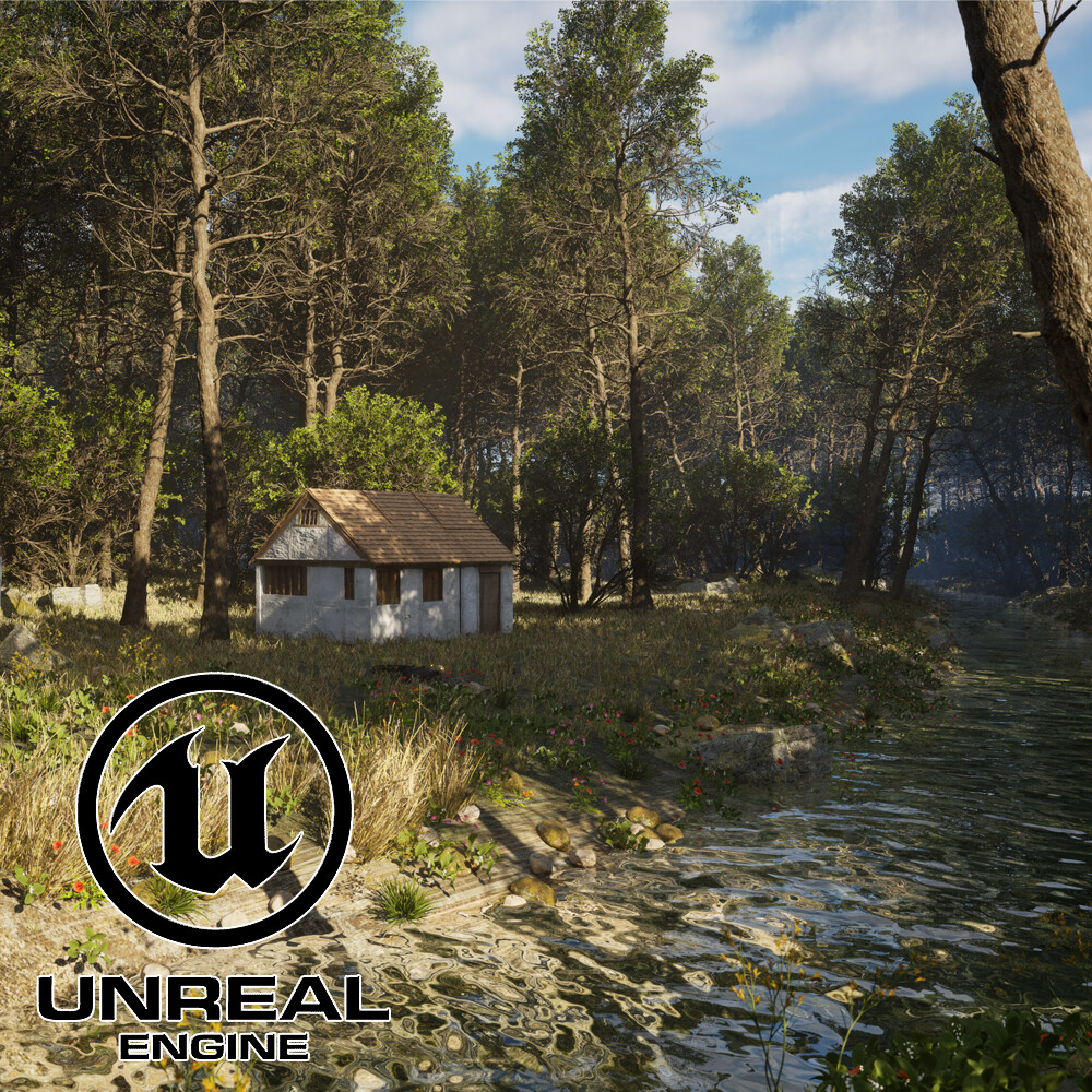 ArtStation - Enchanted Canopy : A Forestscape in Unreal Engine