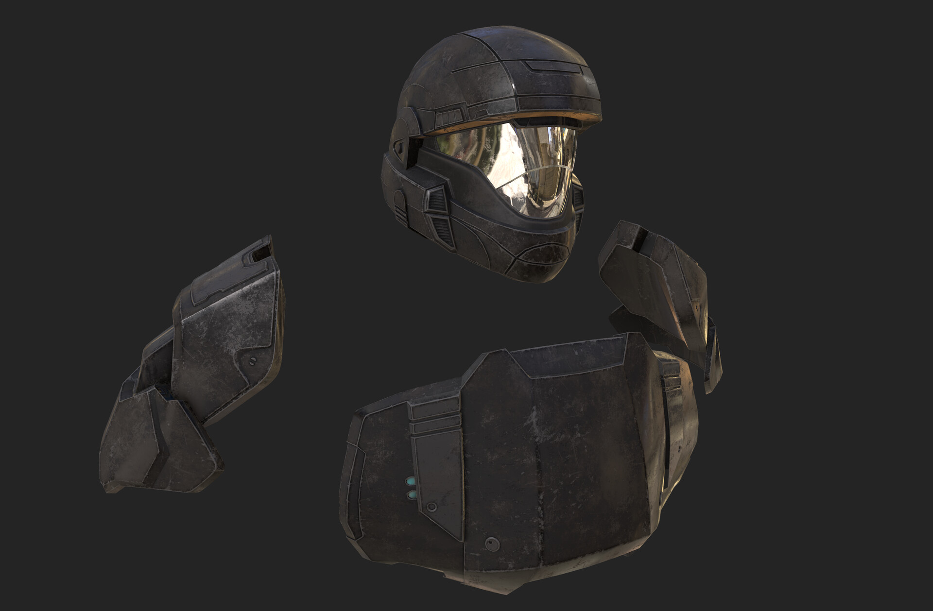ArtStation - Army/ODST Armour attachments