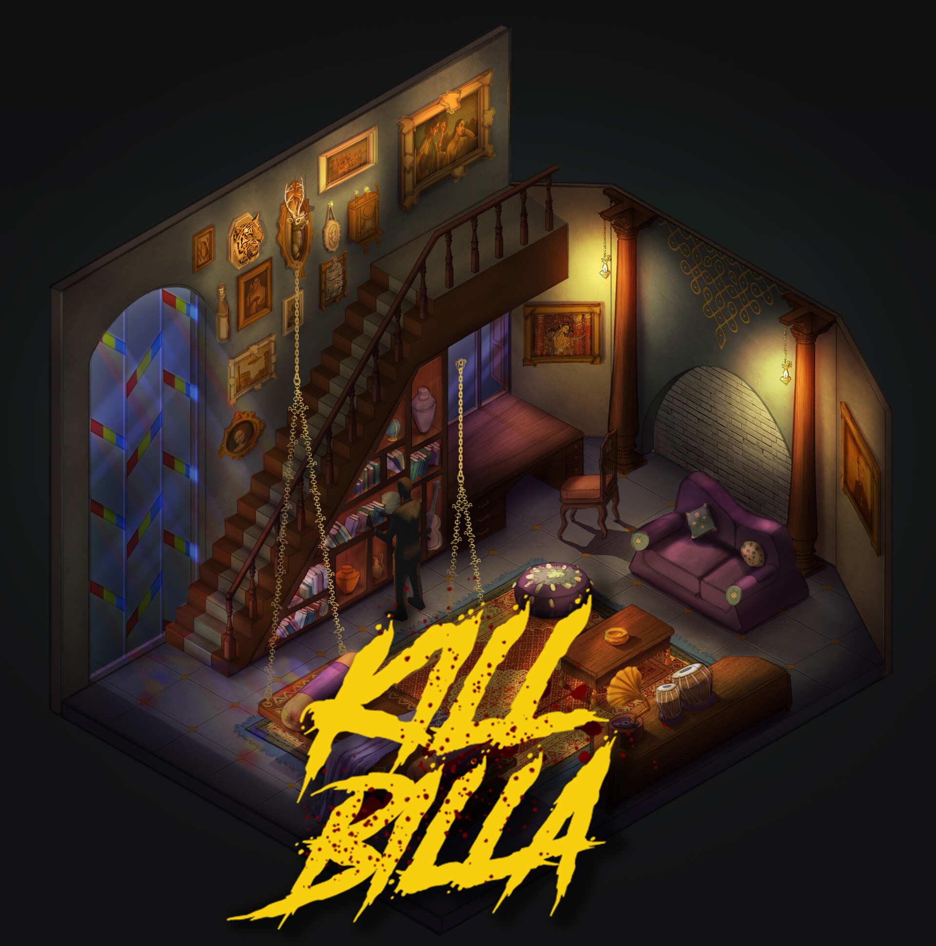 ArtStation - Billa's chambers_Set design