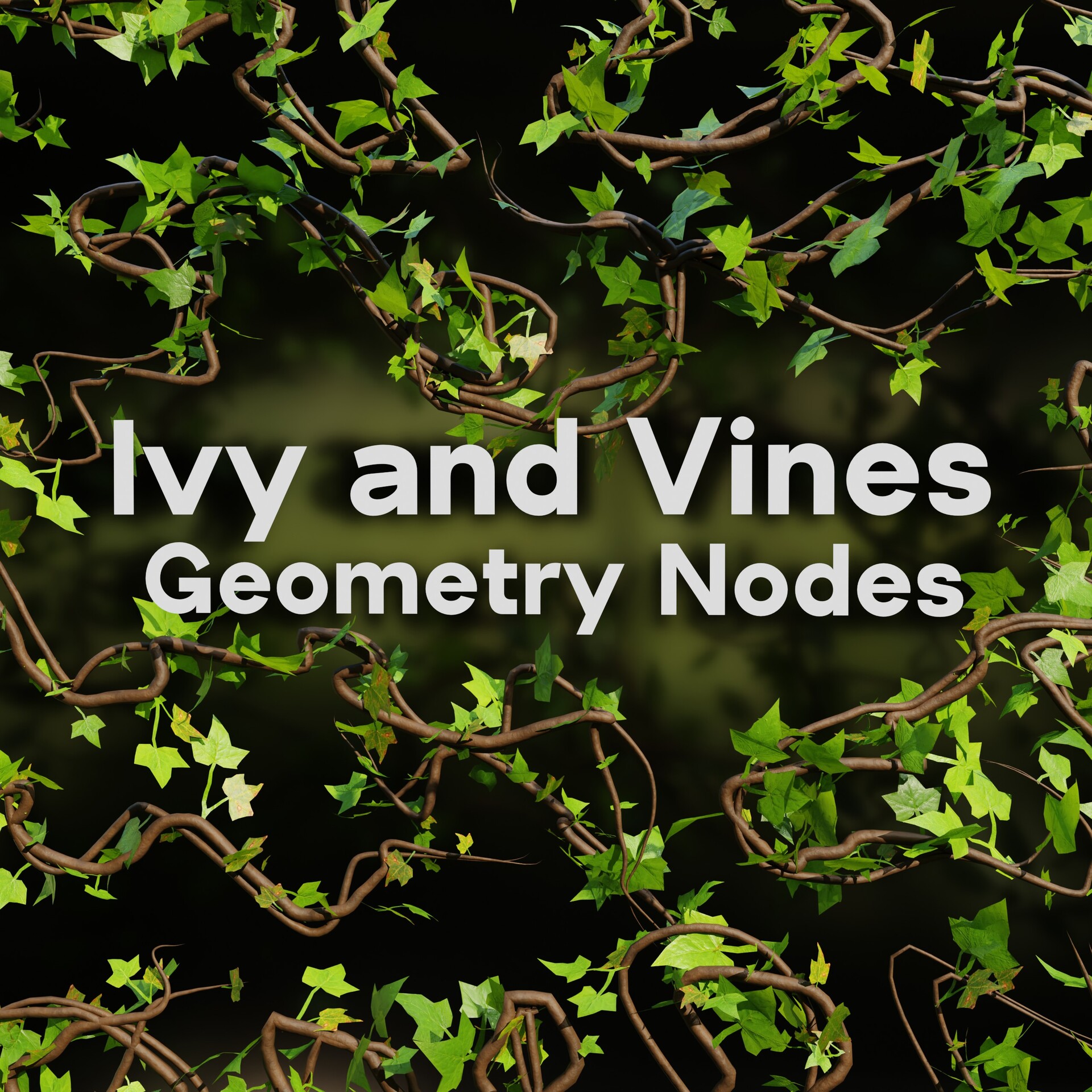 ArtStation - Ivy and Vines - Geometry Nodes (Blender Tutorial)
