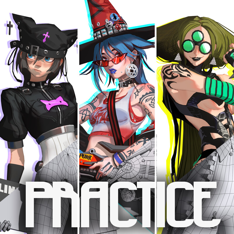 ArtStation - 3D Character Practice