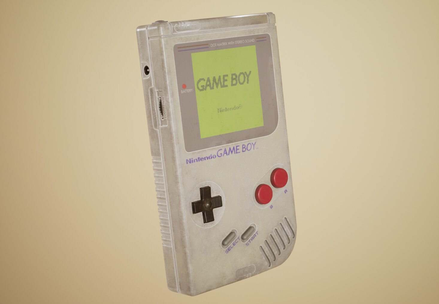 ArtStation - 1989 Nintendo GameBoy
