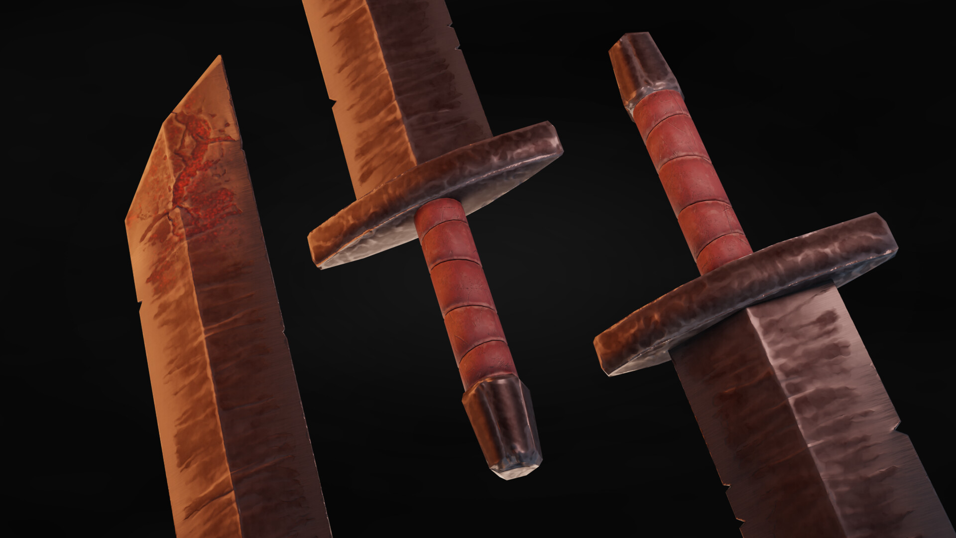 ArtStation - Stylized Broken sword