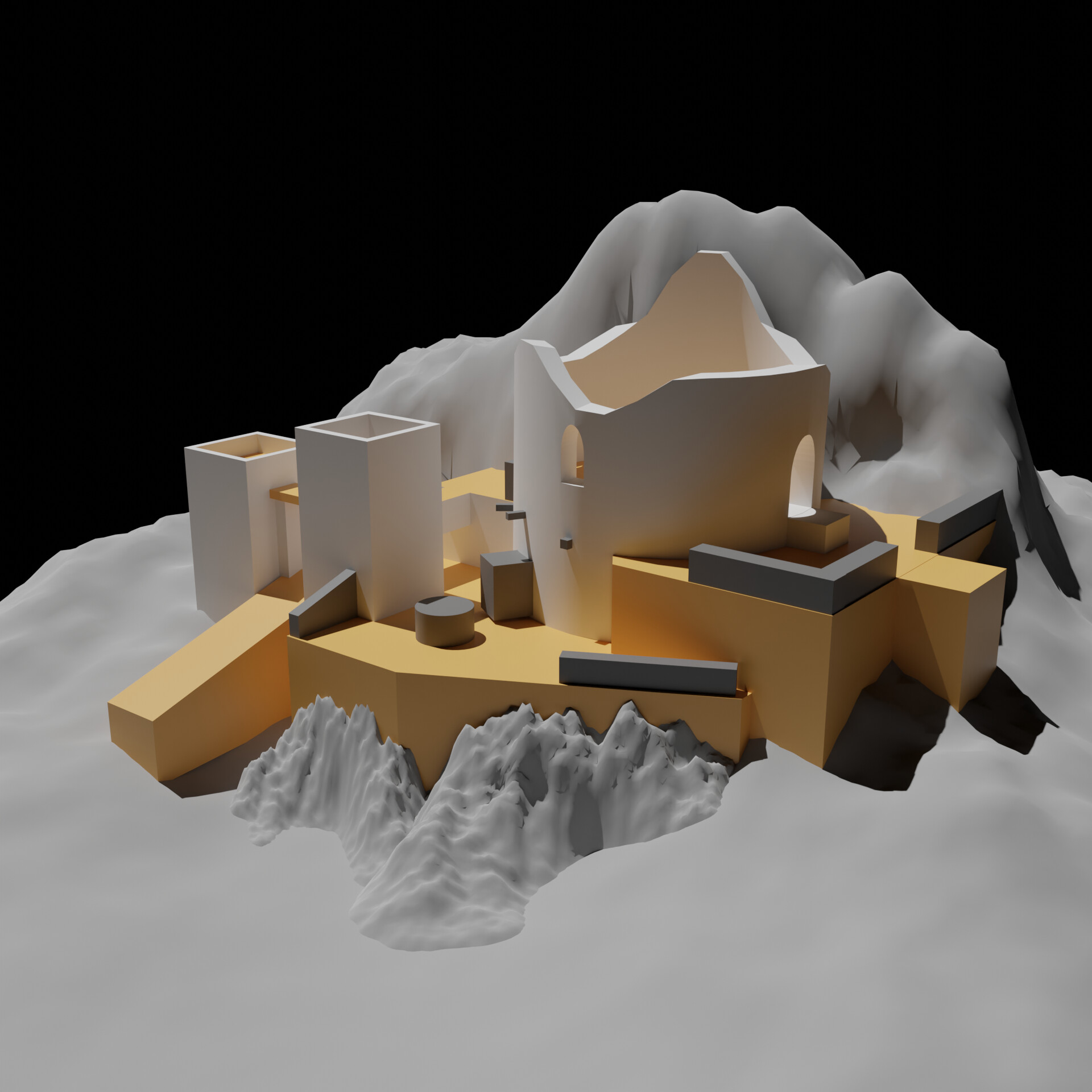 ArtStation - Quick CS2 FPS 2v2 Wingman map layout (25 mins)