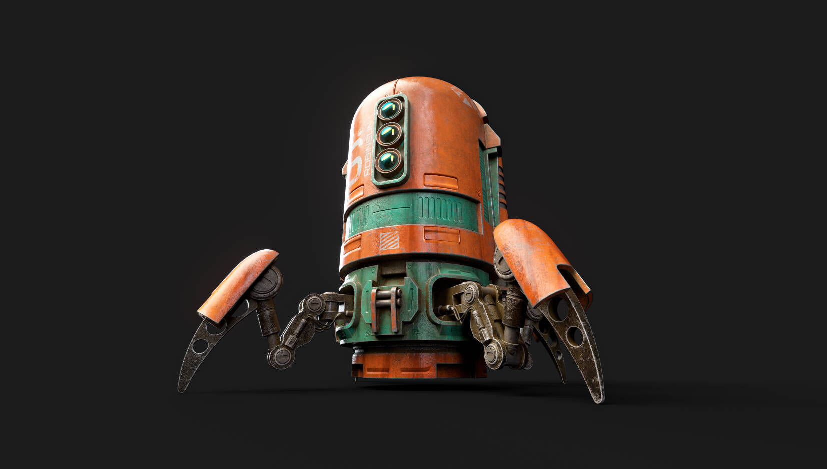 ArtStation - Robot Substance painter material production and rendering ...