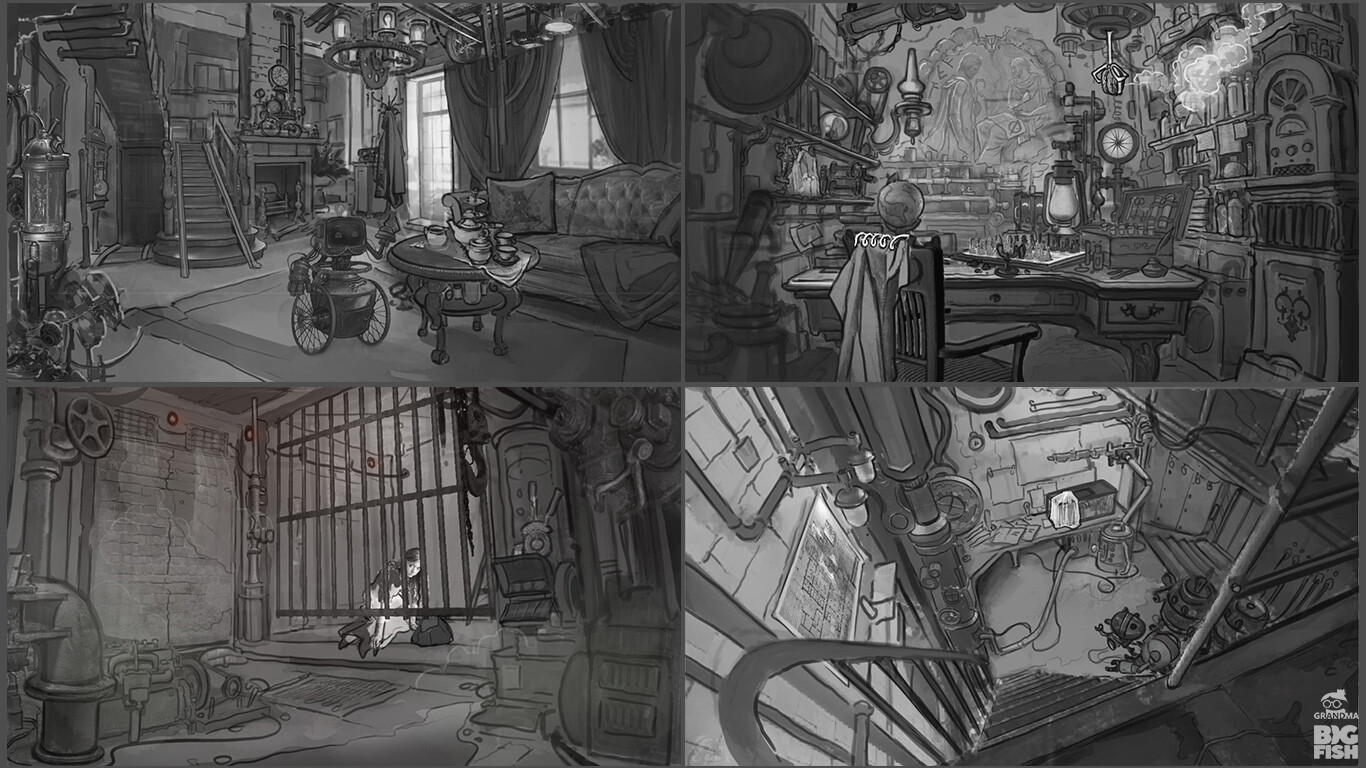 ArtStation - concept art for HOPA games. Mystery Case Files