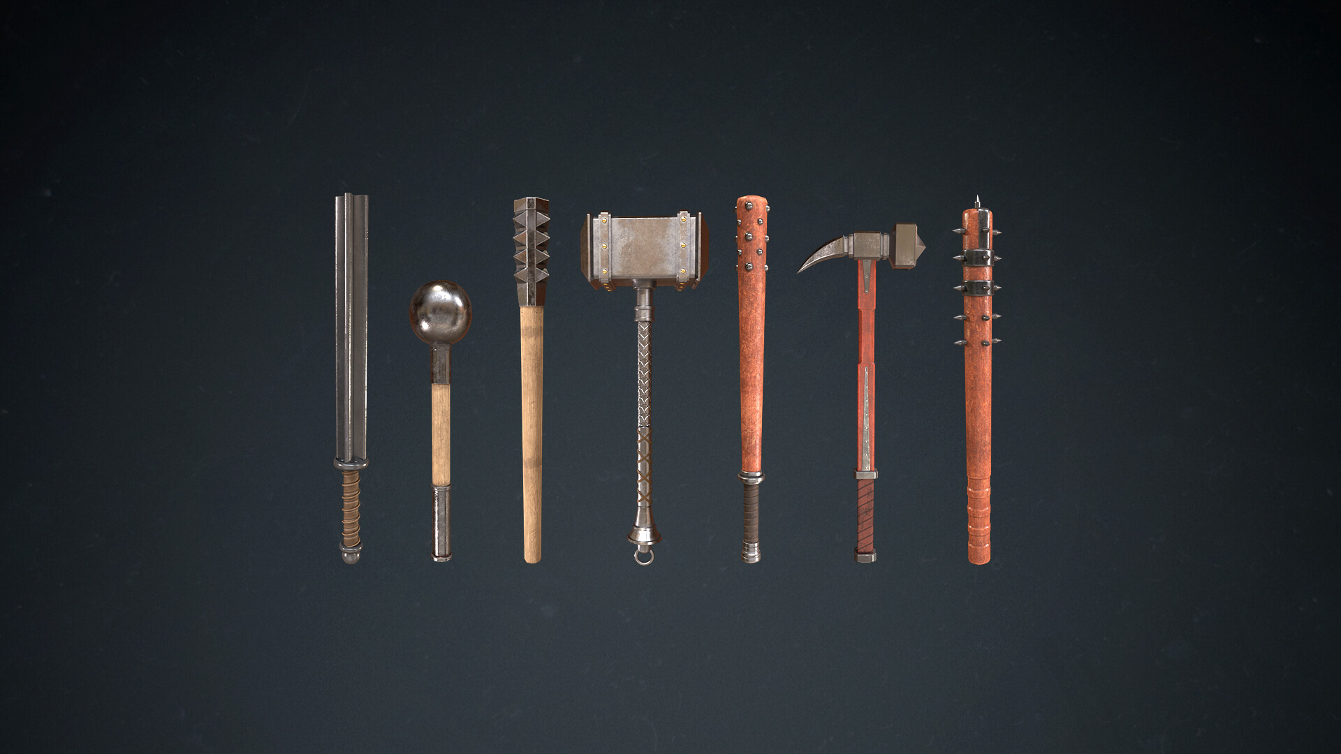 ArtStation - Melee Weapons