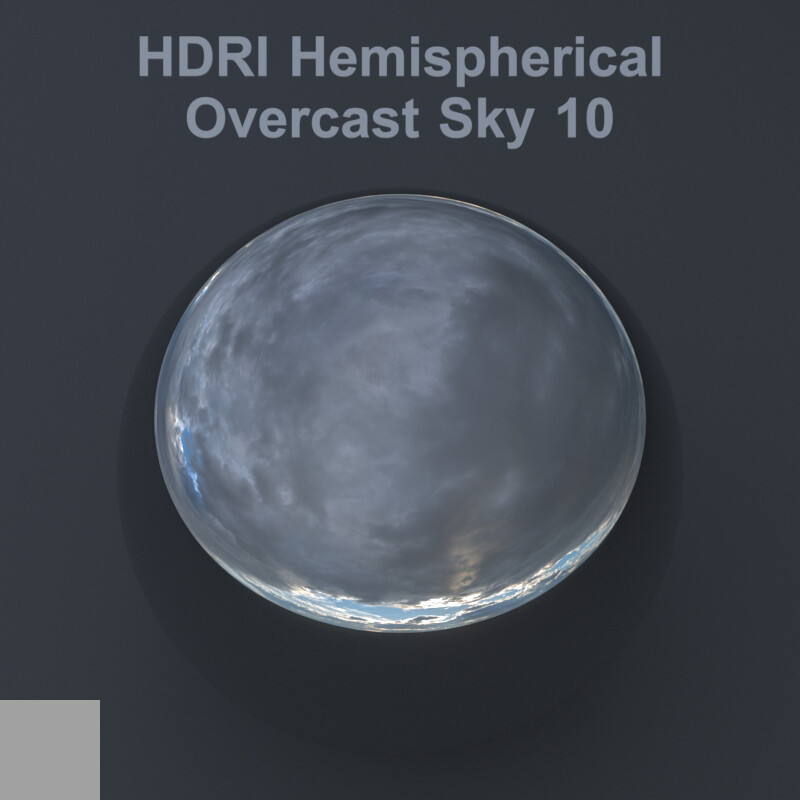 ArtStation - HDRI Hemispherical Overcast Sky 10