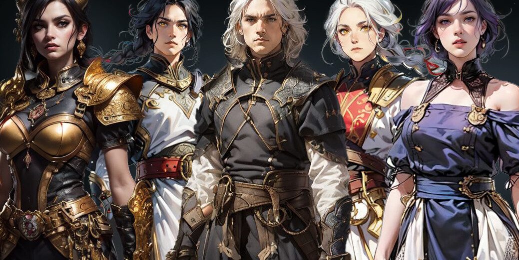 ArtStation - 304 RPG Mystical Realms Mage Characters - Design Reference ...