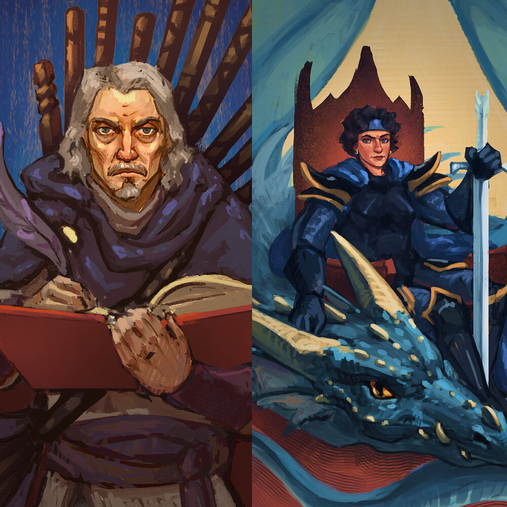 ArtStation - DragonLance Tarot Cards