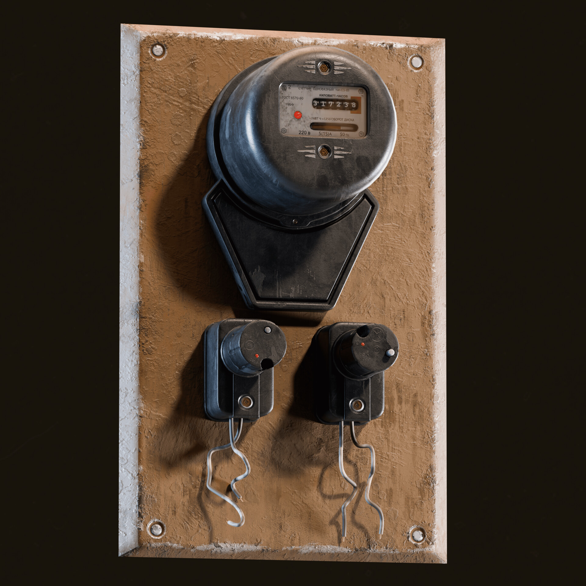 ArtStation - Old electric meter