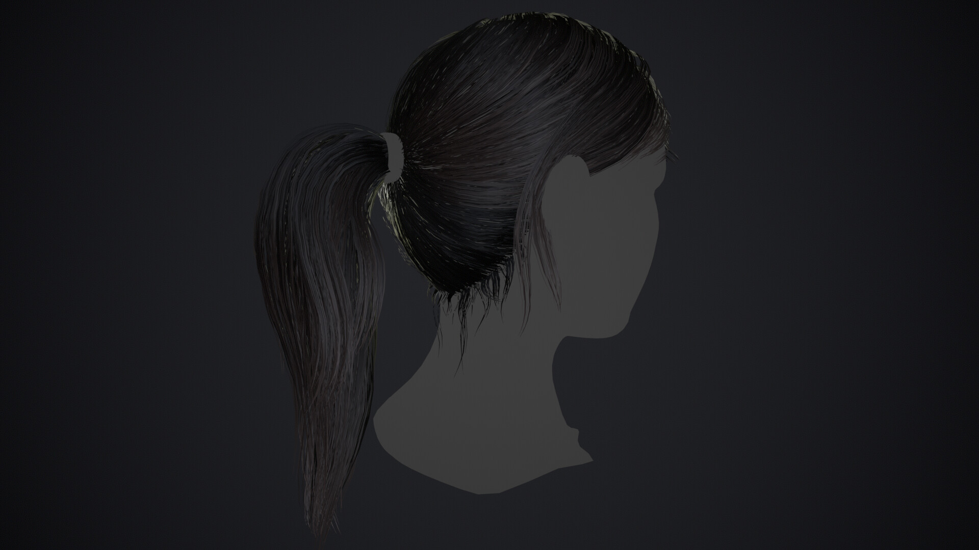 ArtStation - Real-Time Hair: Ponytail
