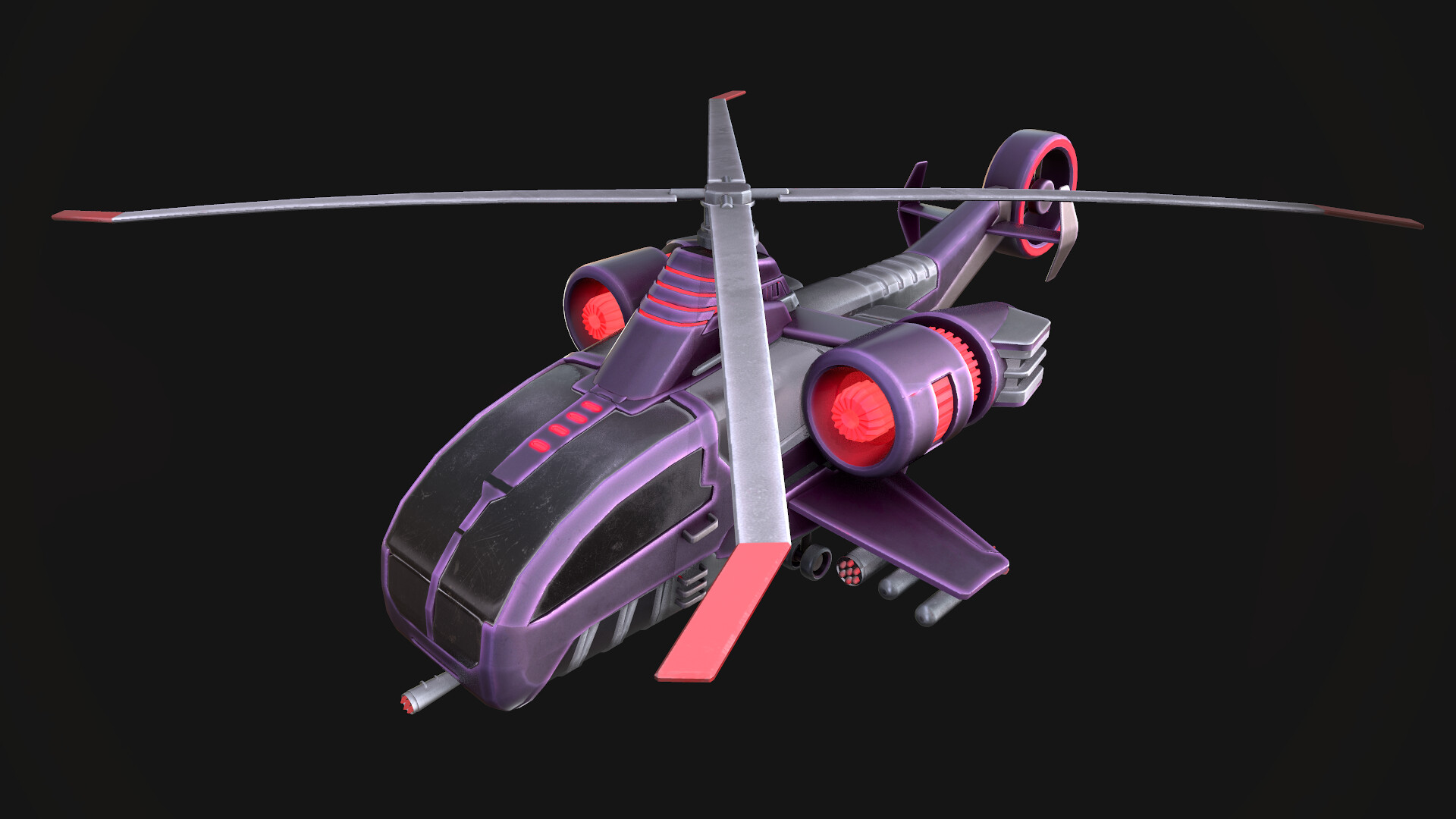 ArtStation - HELICOPTER MODELING | Game Asset