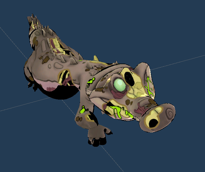 ArtStation - MSMDD Enemy Character Variations - Croc