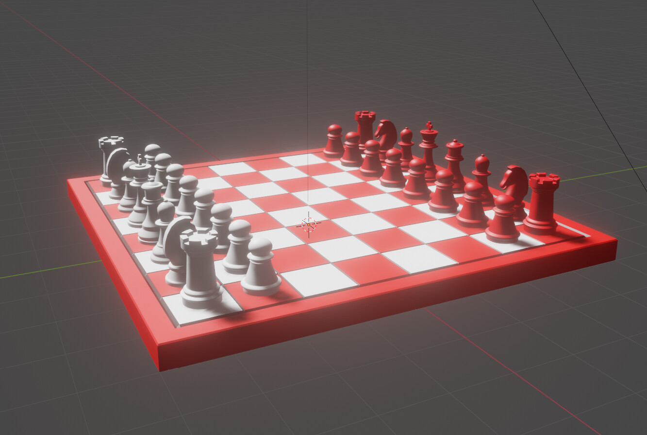 ArtStation - 3D Chess Game set