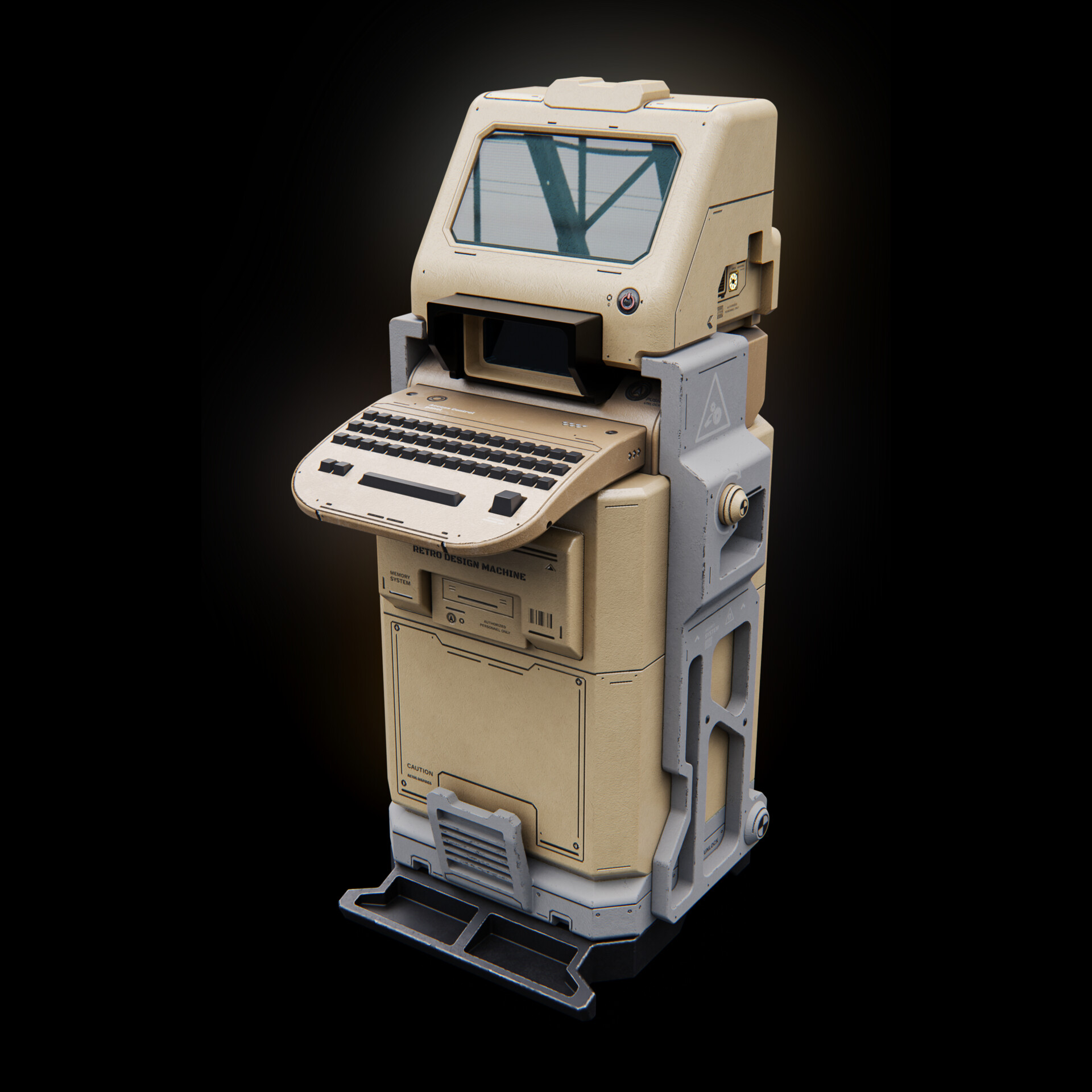 ArtStation - Retro Machine Design