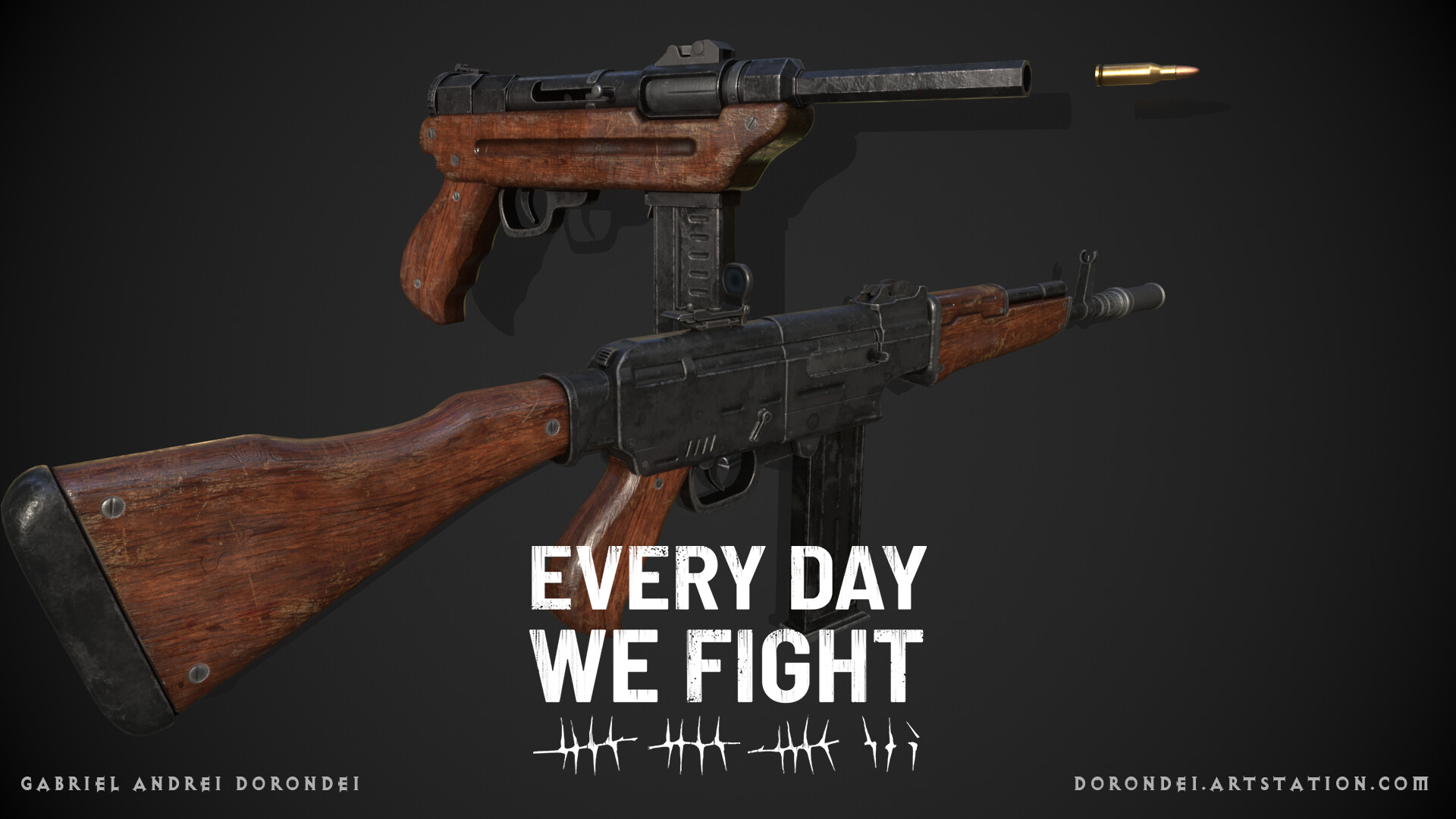 ArtStation - SMG & Assault Riffle