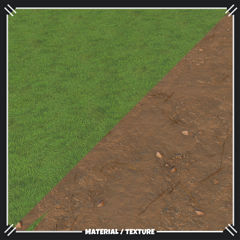 ArtStation - Dirt and grass Materials