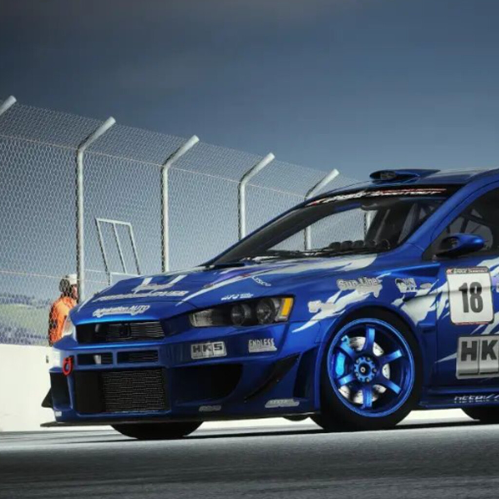 ArtStation - Mitsubishi Lancer Evolution X Sunline Racing Aero Kit ...