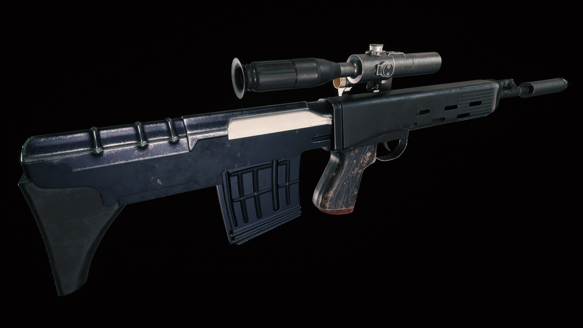 ArtStation - Dragunov SVU Rifle