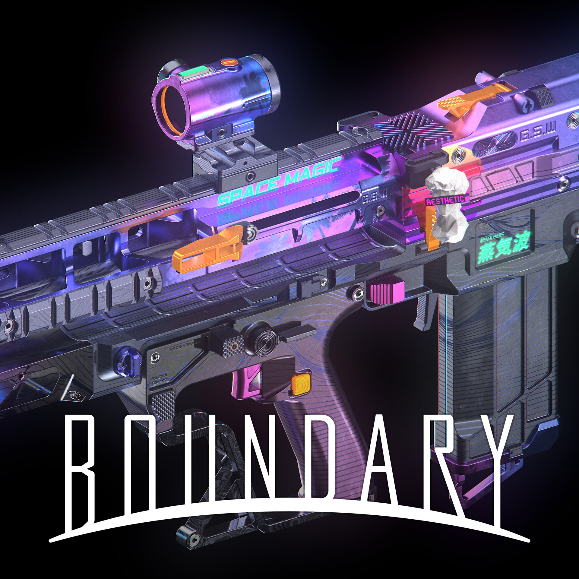 ArtStation - Boundary：GSW-AR-SKIN "Waves"