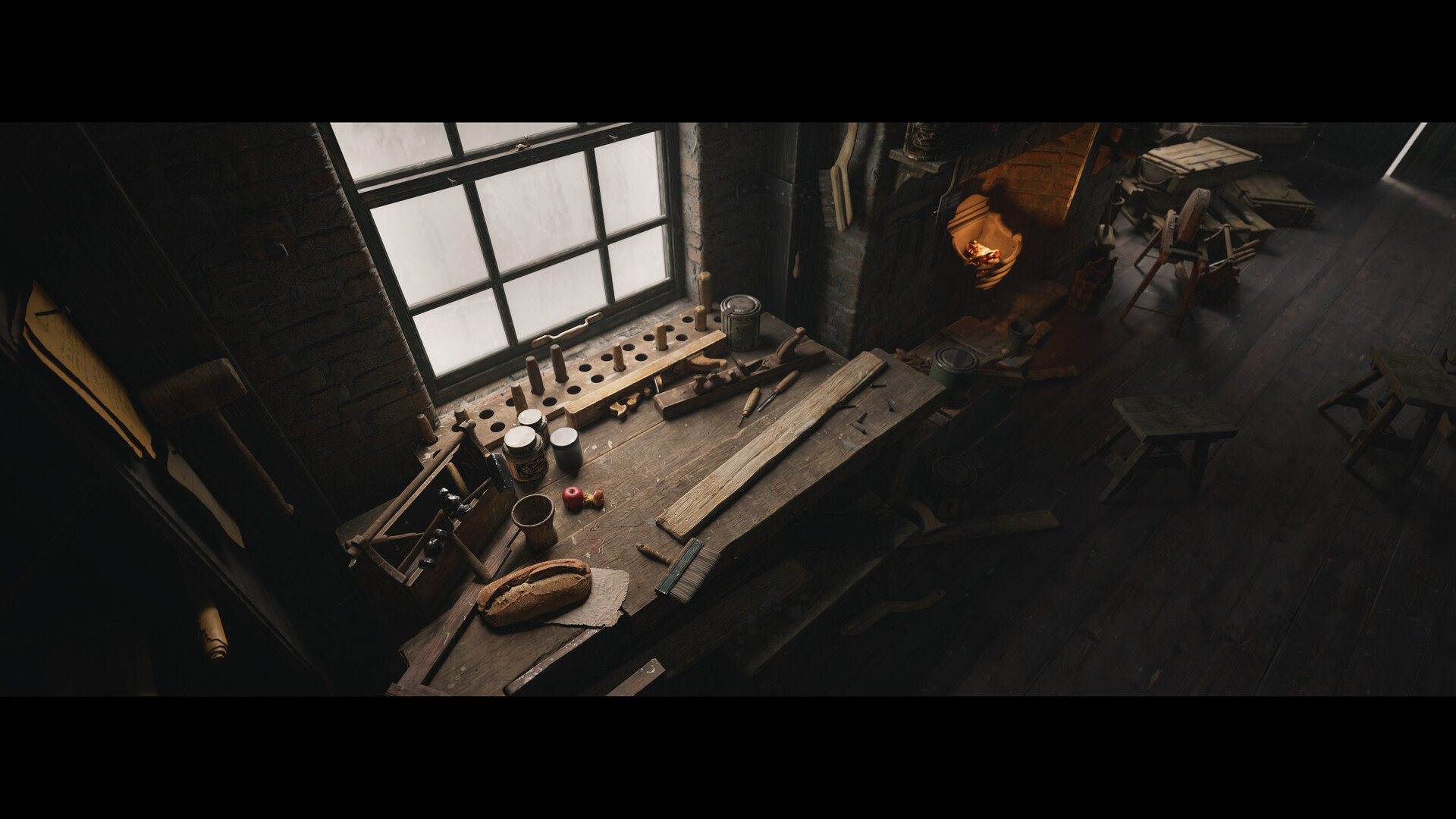 ArtStation - Carpenter's Workshop Relight