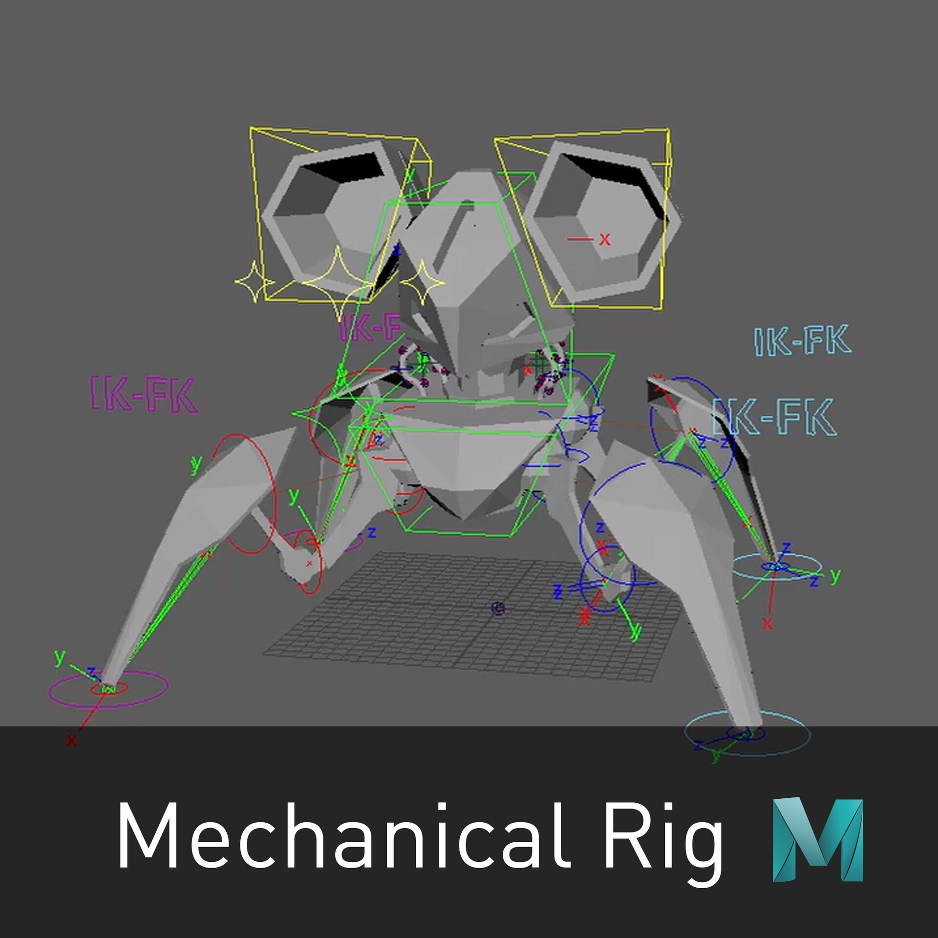 ArtStation - Mechanical Rig