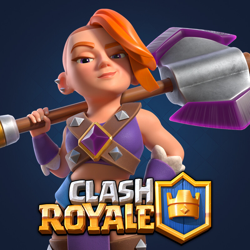 ArtStation - Clash Royale - Valkyrie Evolution