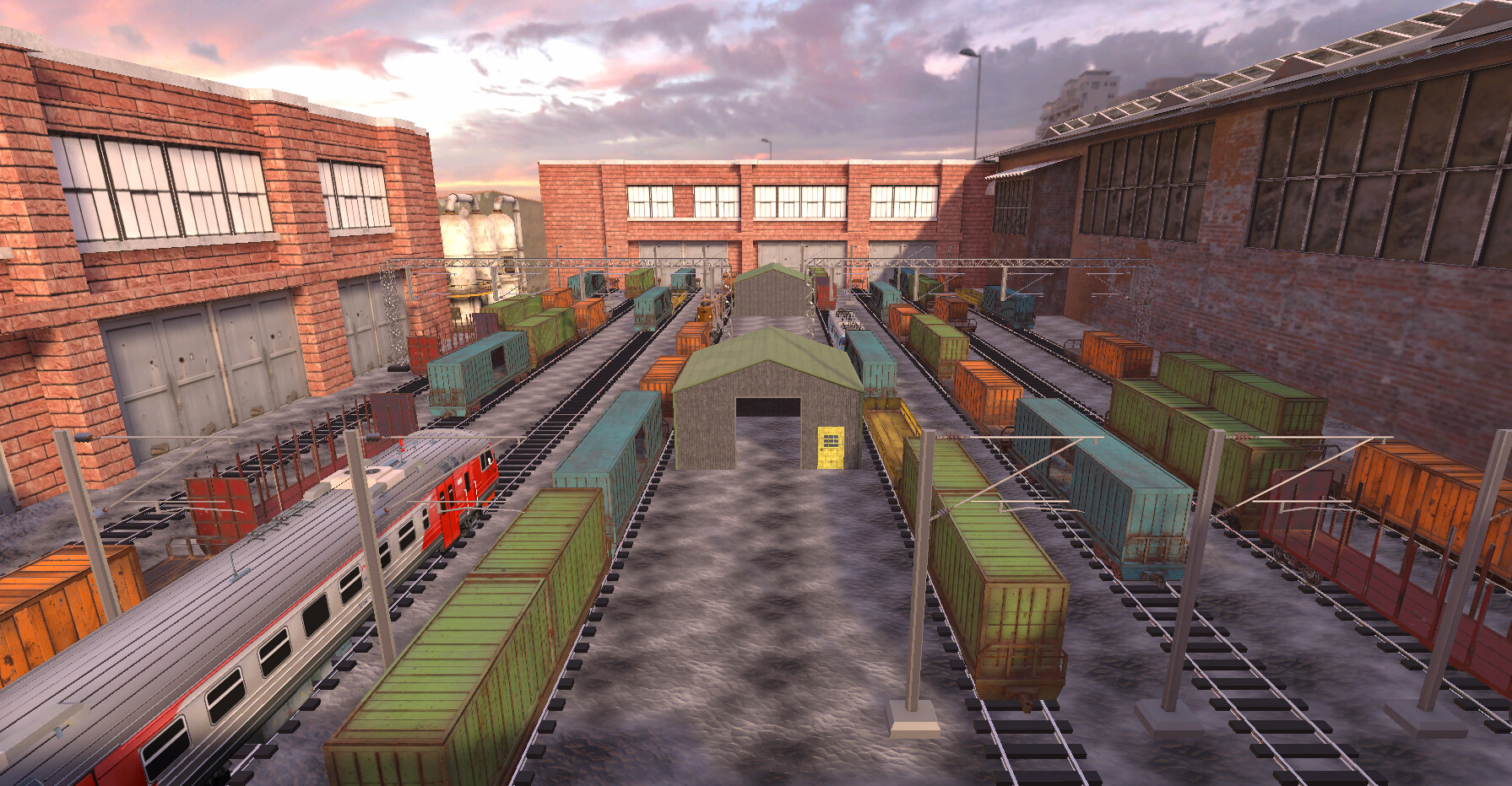 ArtStation - The Train Yard