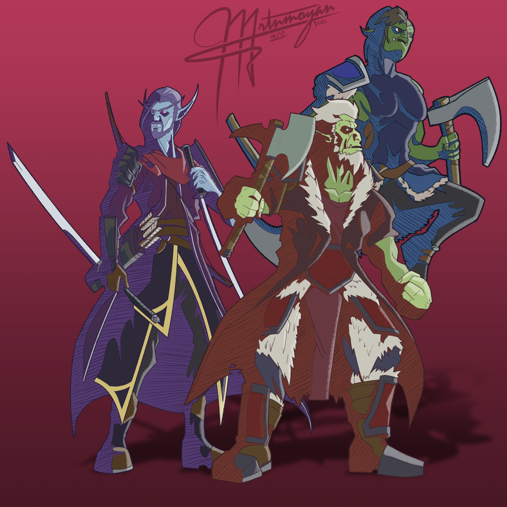 ArtStation - Warcraft OC´s, Sonic Riders Design stylized. Part one