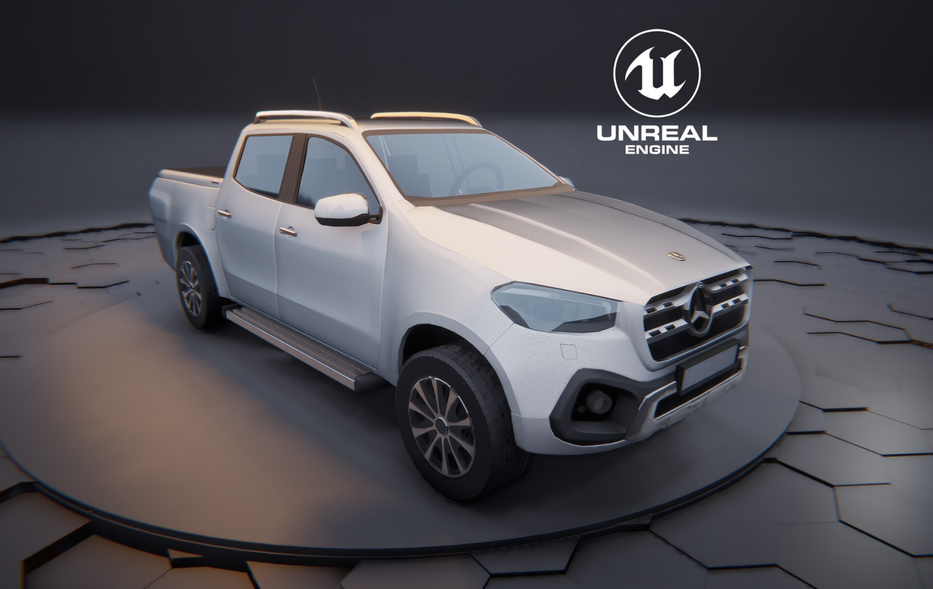 ArtStation - 3d Model The Mercedes-Benz X-Class