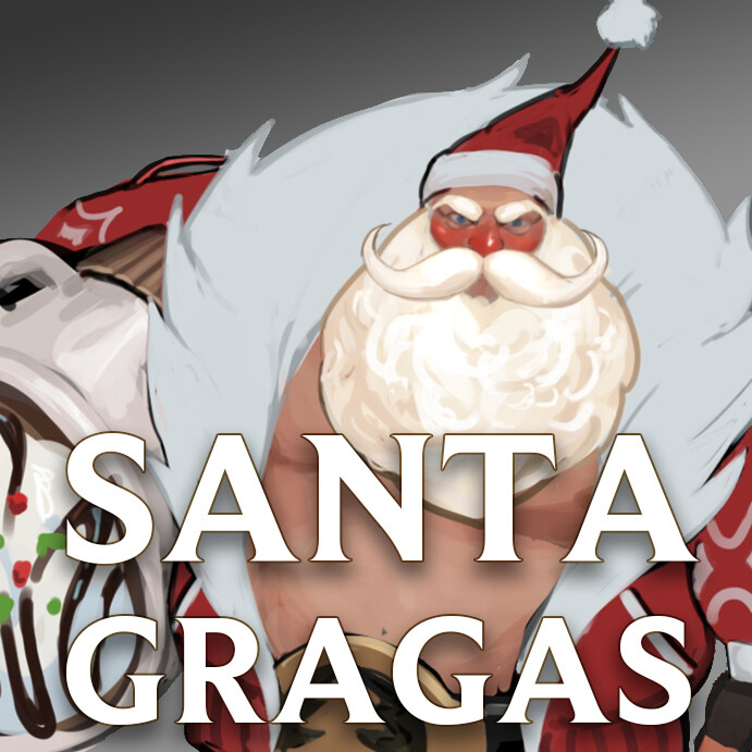 ArtStation - Santa Gragas - Skin Concept Sketches
