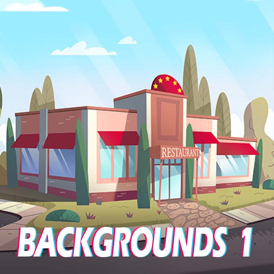 ArtStation - Backgrounds for animated series 1