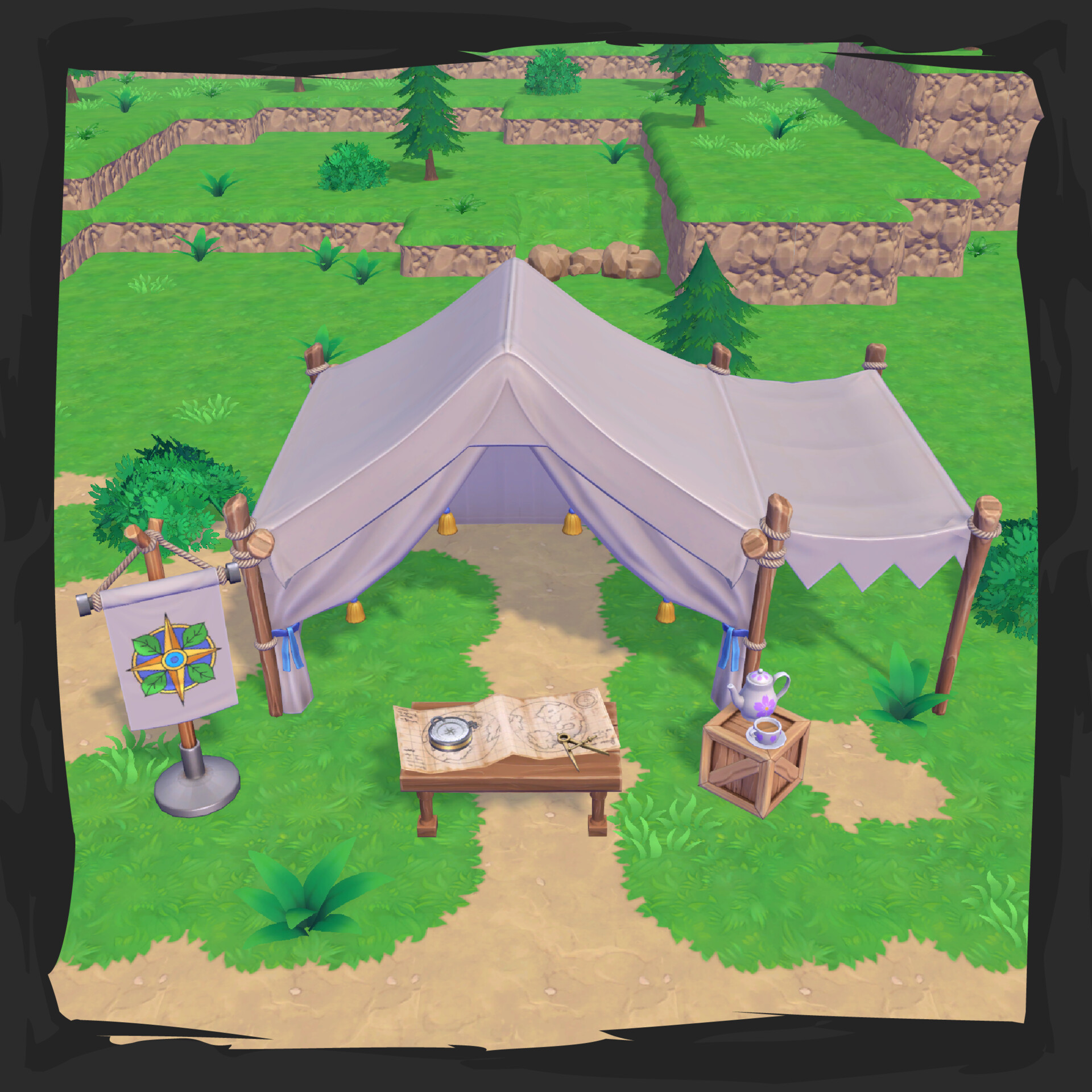 ArtStation - Cancelled Project - Fantasy Farm RPG - Tent