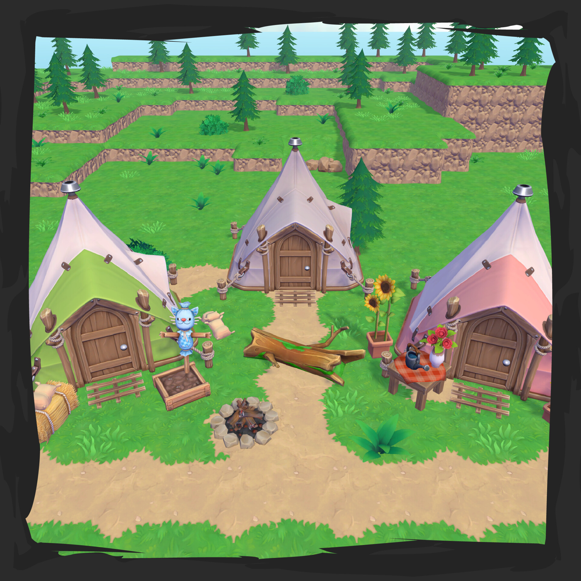 ArtStation - Cancelled Project - Fantasy Farm RPG - Tents