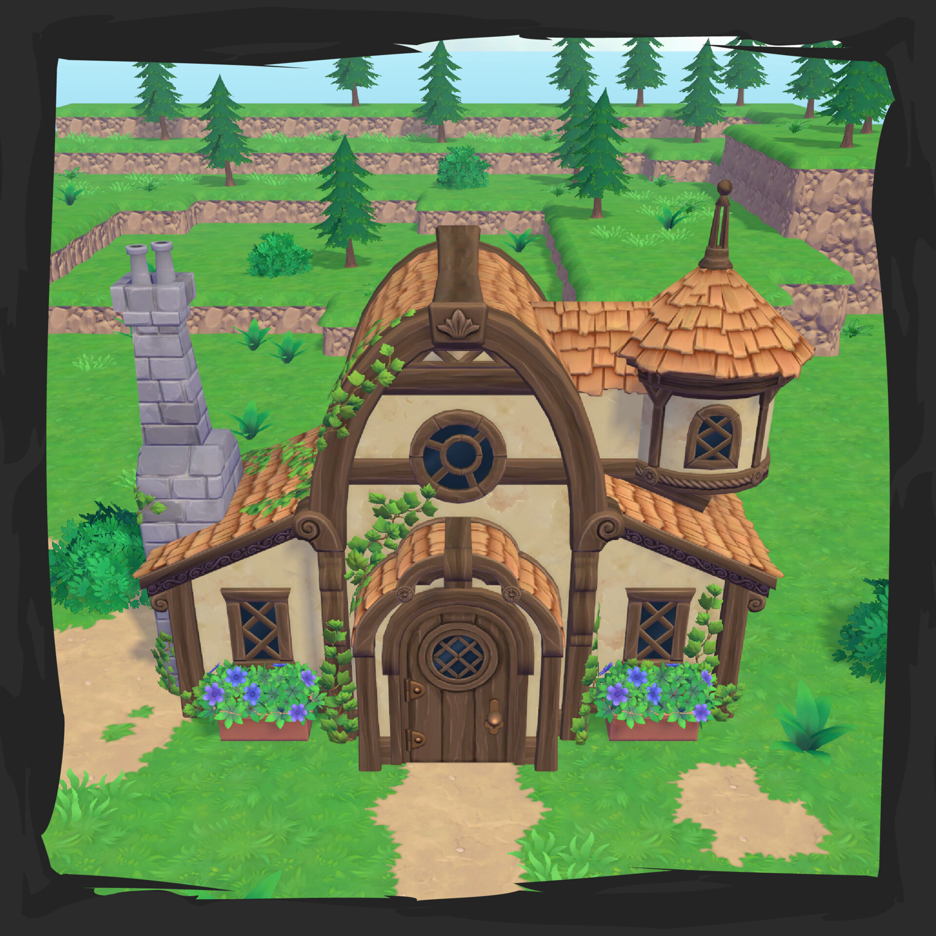 ArtStation - Cancelled Project - Fantasy Farm RPG - Houses